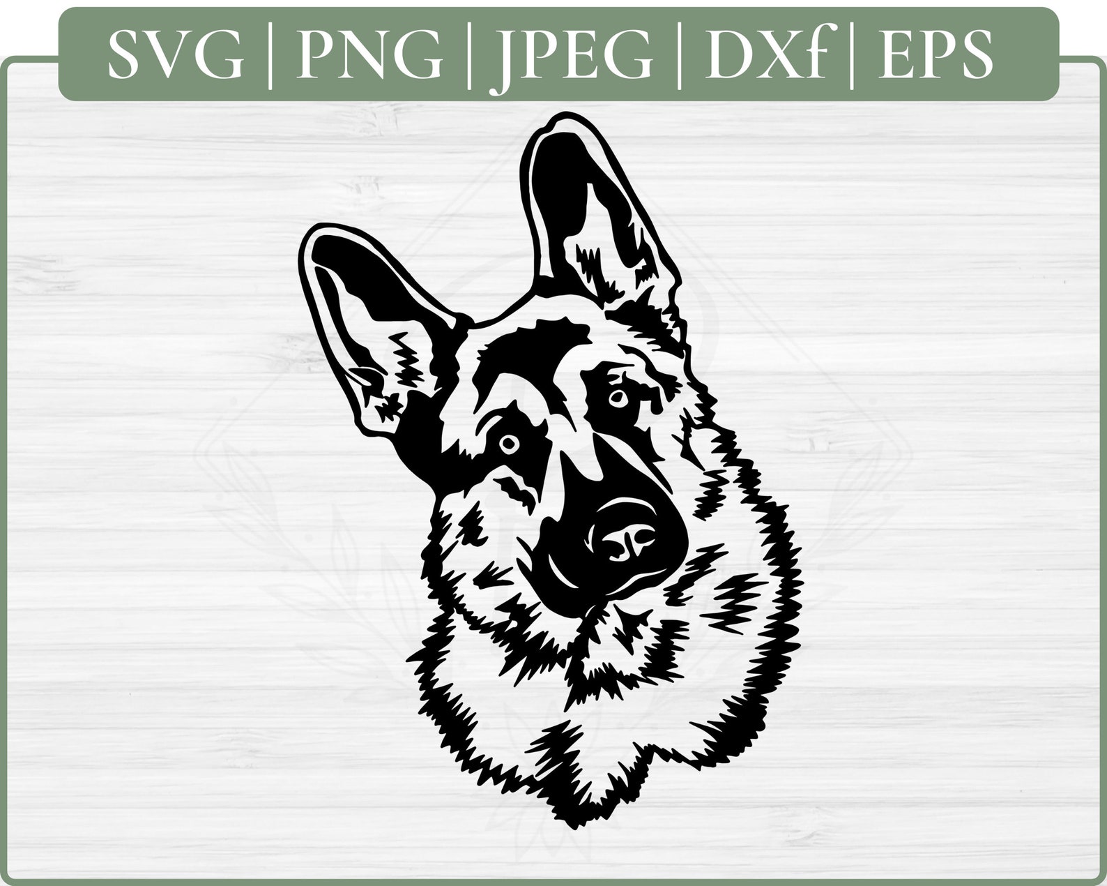 German Shepherd Svg File German Shepherd Dog Svg File | Etsy
