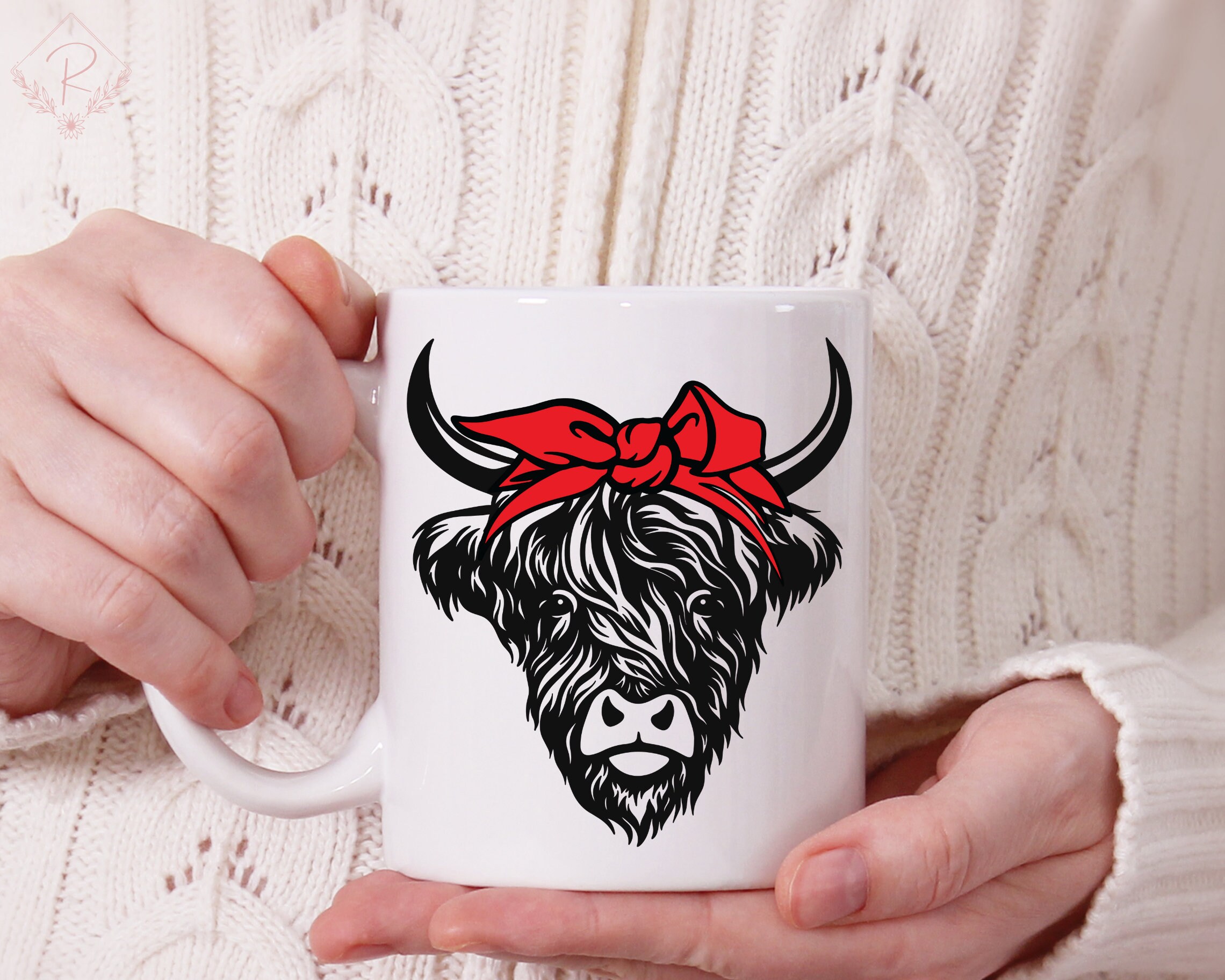 Highland Cow Svg Highland Heifer Svg Cow Svg Scottish - Etsy