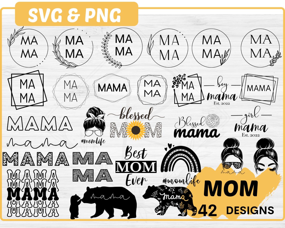 Mom Life Svg Bundle Hand Lettered Mom Life Svg Momlife Svg - Etsy