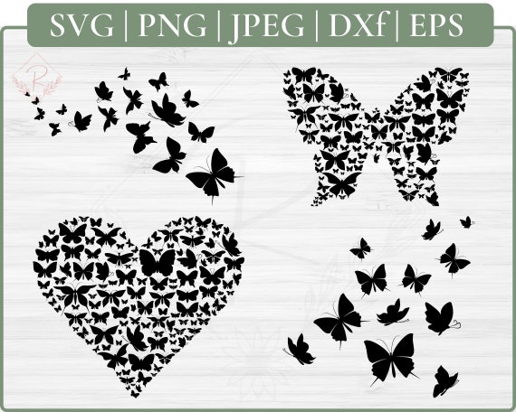 Butterfly Svg Bundle Flying Butterfly Svg Butterfly Svg | Etsy