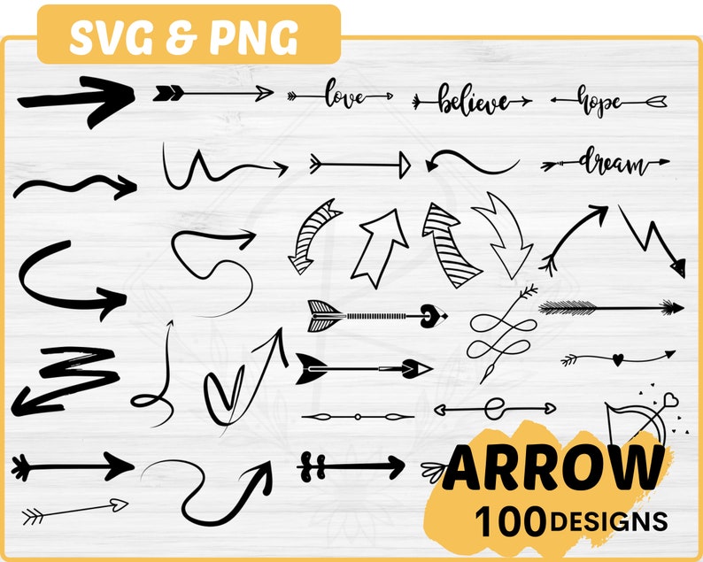 Arrow Svg 100 Arrow Circle Svg Love Arrow Svg Arrow Svg - Etsy