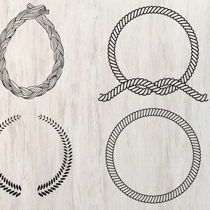 Wreath SVG Bundle | Braided Wreath Svg Bundle | Rope Wreath SVG ...