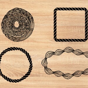 Wreath SVG Bundle | Braided Wreath Svg Bundle | Rope Wreath SVG ...