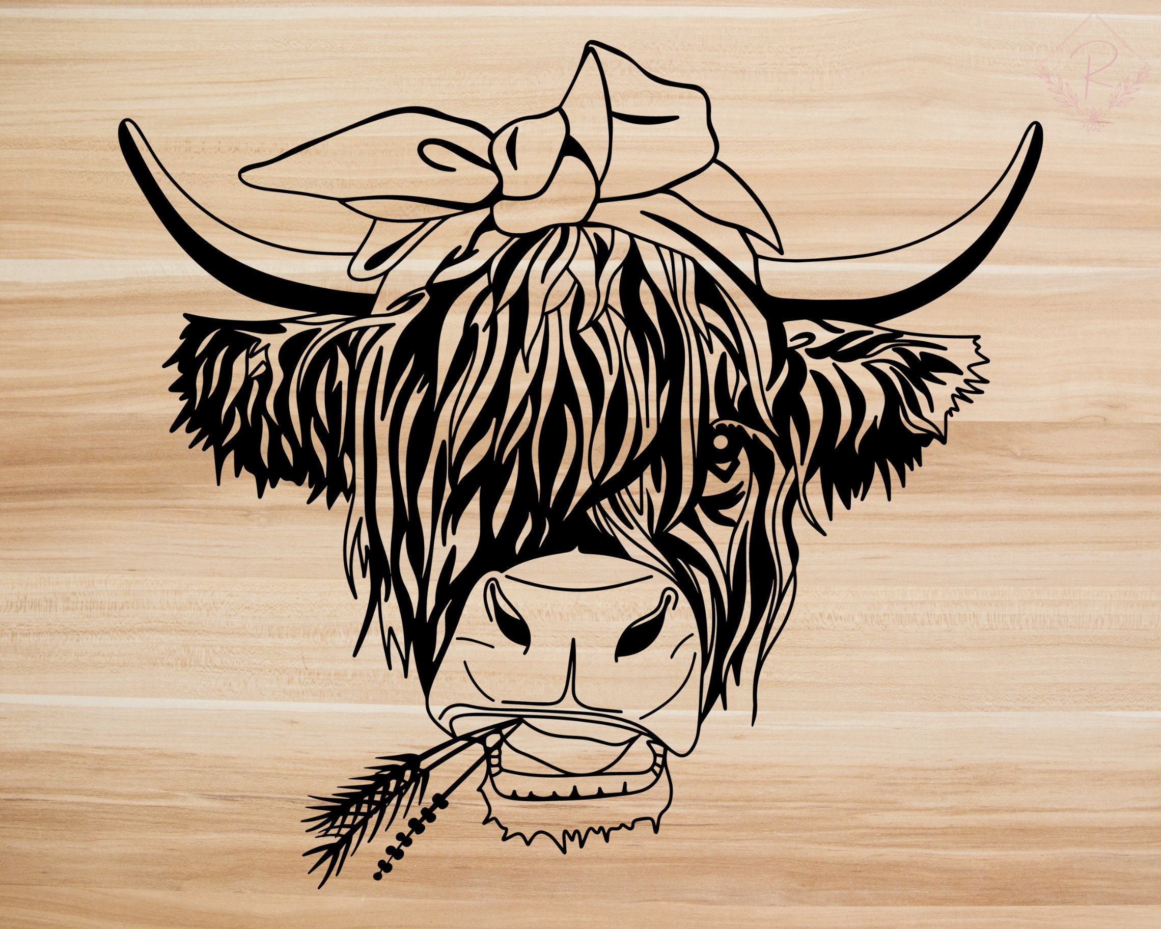 Highland Cow Svg Highland Heifer Svg Cow Svg Scottish - Etsy