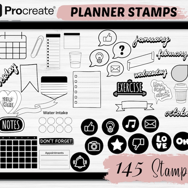 Planner Stamps - Etsy