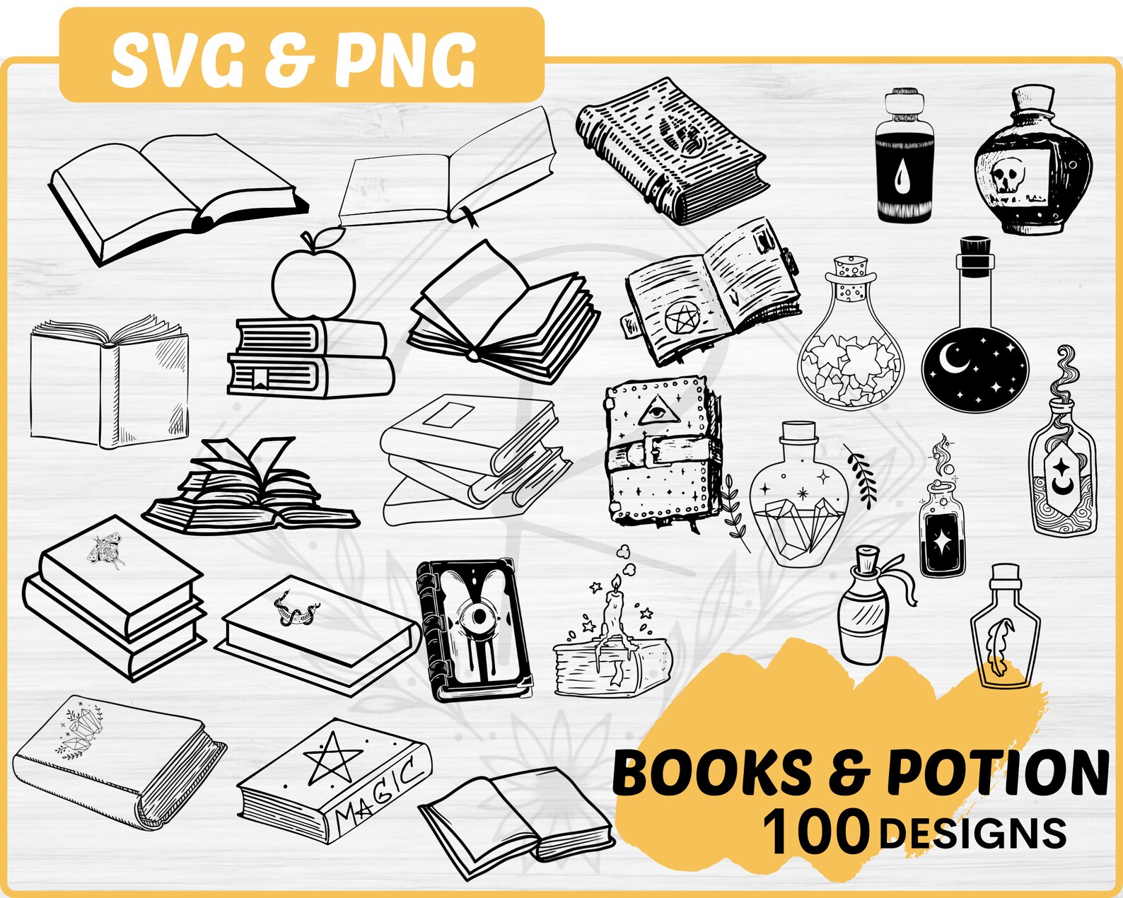 Book Svg 100 Books Svg Bundle Book Lover Svg Cut Files - Etsy Canada
