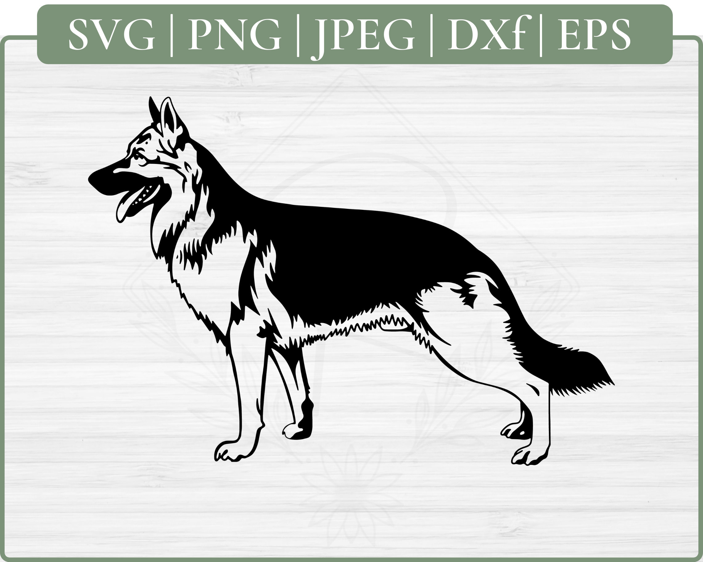 German Shepherd Svg File | German Shepherd Dog Svg File | German ...