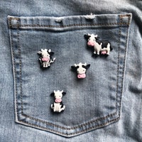 Cow Buttons - Etsy