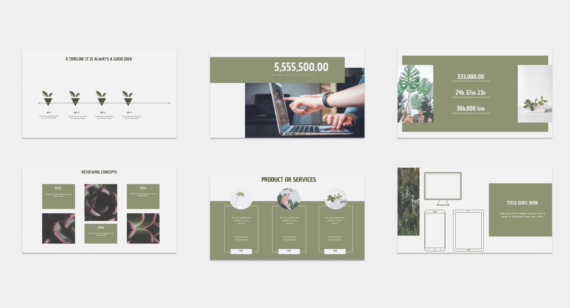 Minimalist Powerpoint Presentation Template, Google Slides, Project ...