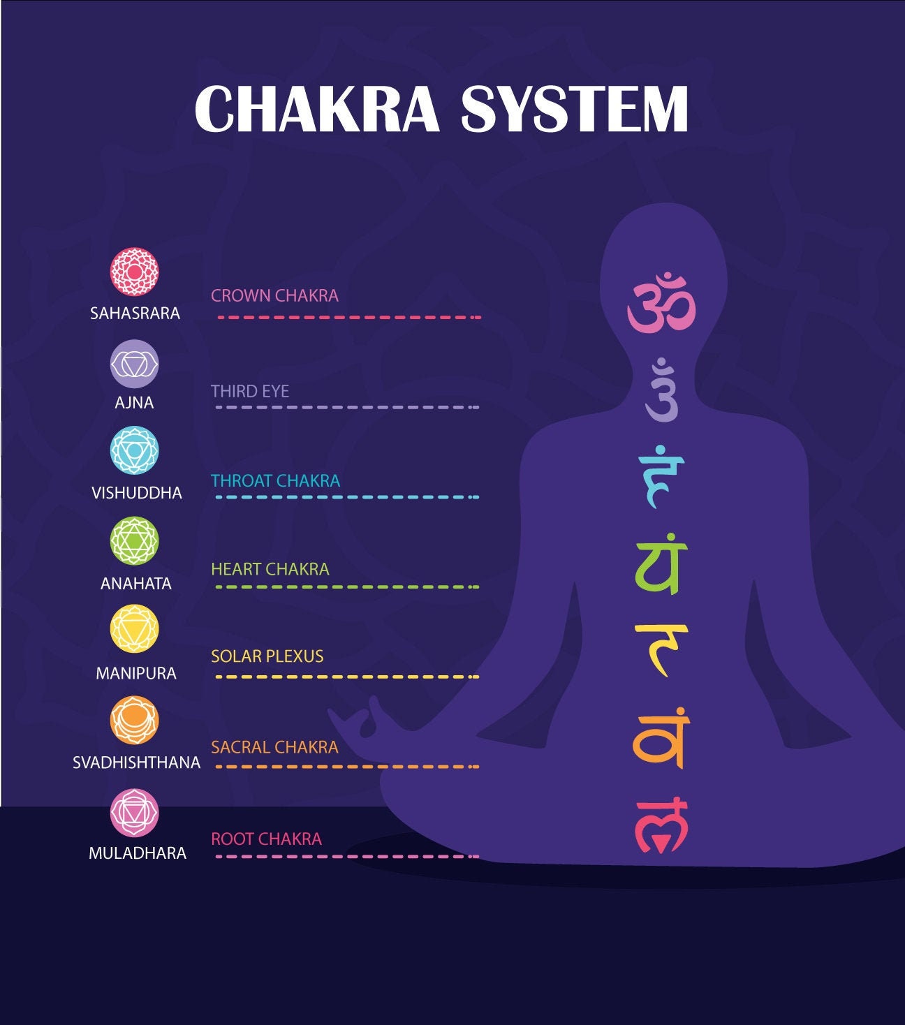 The 7 Chakras A Beginners Guide To Your Energy System Poster | Etsy