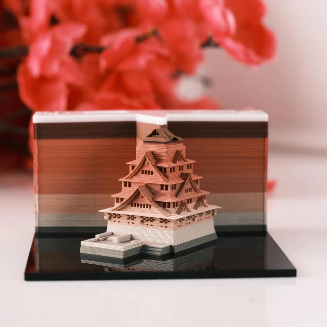 Unique 3D Note Holder, Concrete Desk Accessories, Pen Holder, Sticky ...