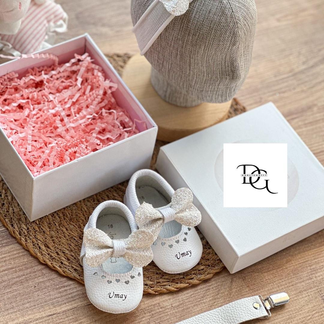 Personalized Baby Shoes With Name – Custom Newborn Gift – Soft Sole ...