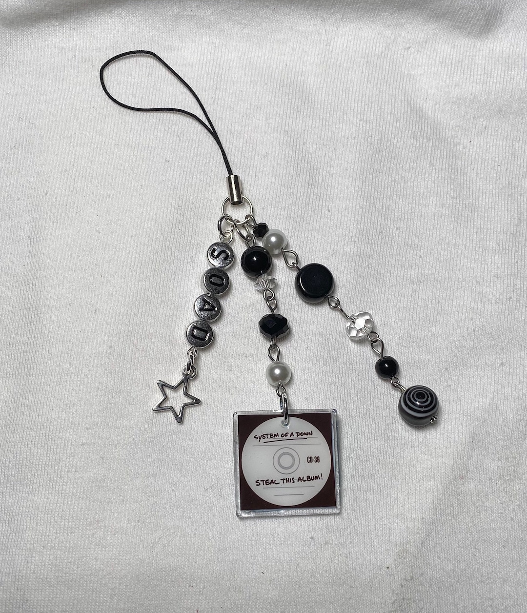 System of a Down 'steal This Album!" Inspired Beaded Keychain / Phone ...
