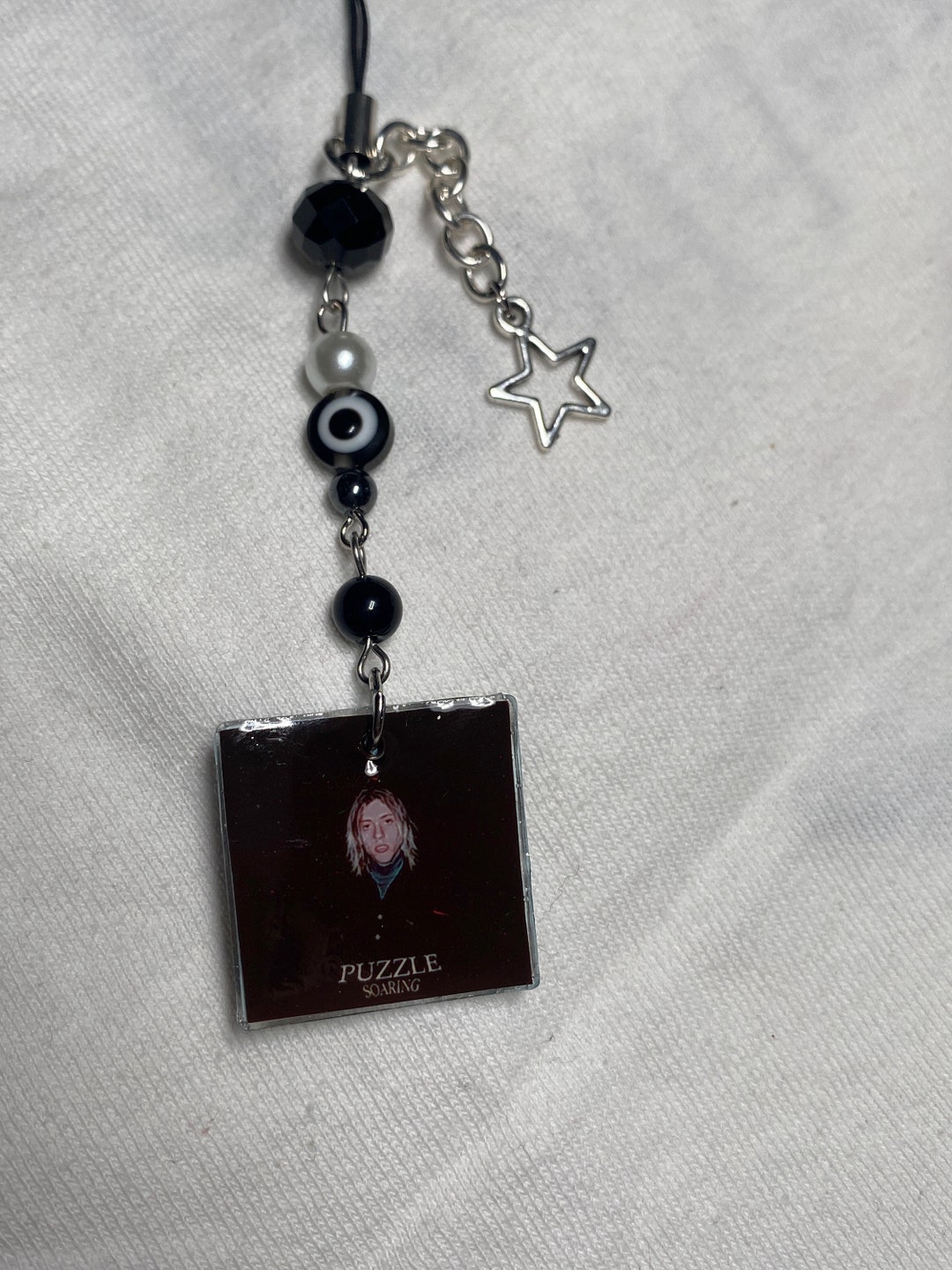 Puzzle / Fletcher Shears 'soaring' Album Cover Inspired Beaded Keychain ...