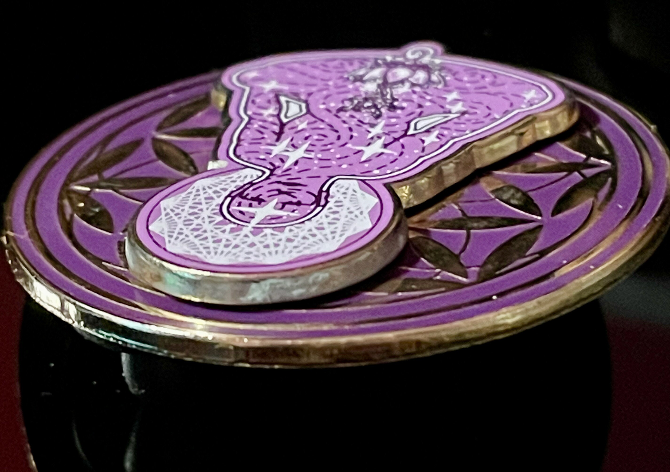 High on My Own Supply Spinner Pin - Etsy