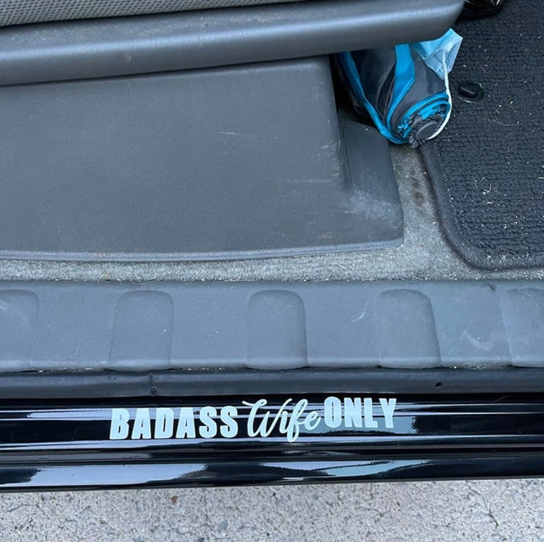 Badass Wife Only Decal Car Decal Wife Decal Badass Girlfriend Decal - Etsy