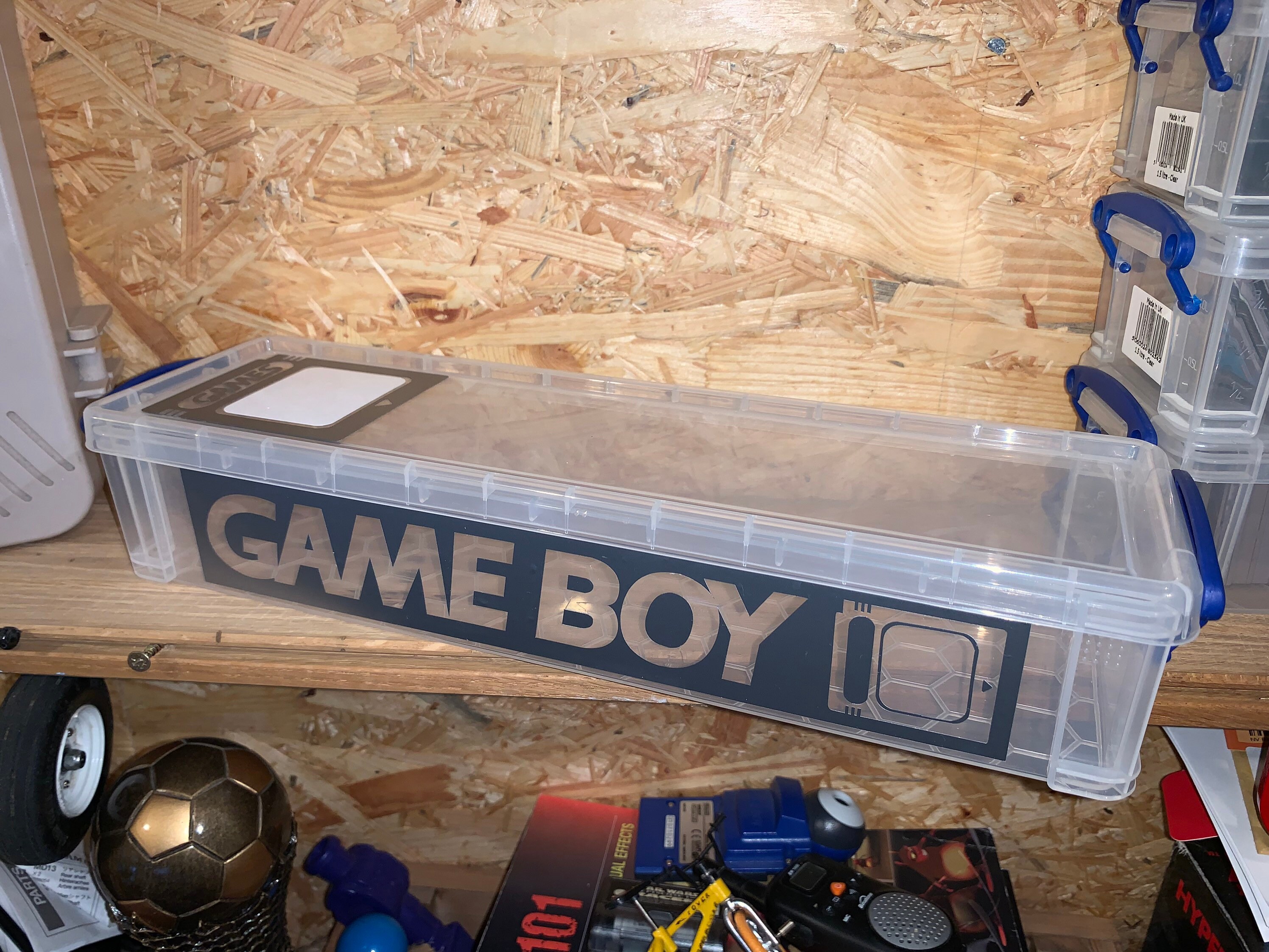Gameboy Games Storage Box silver - Etsy