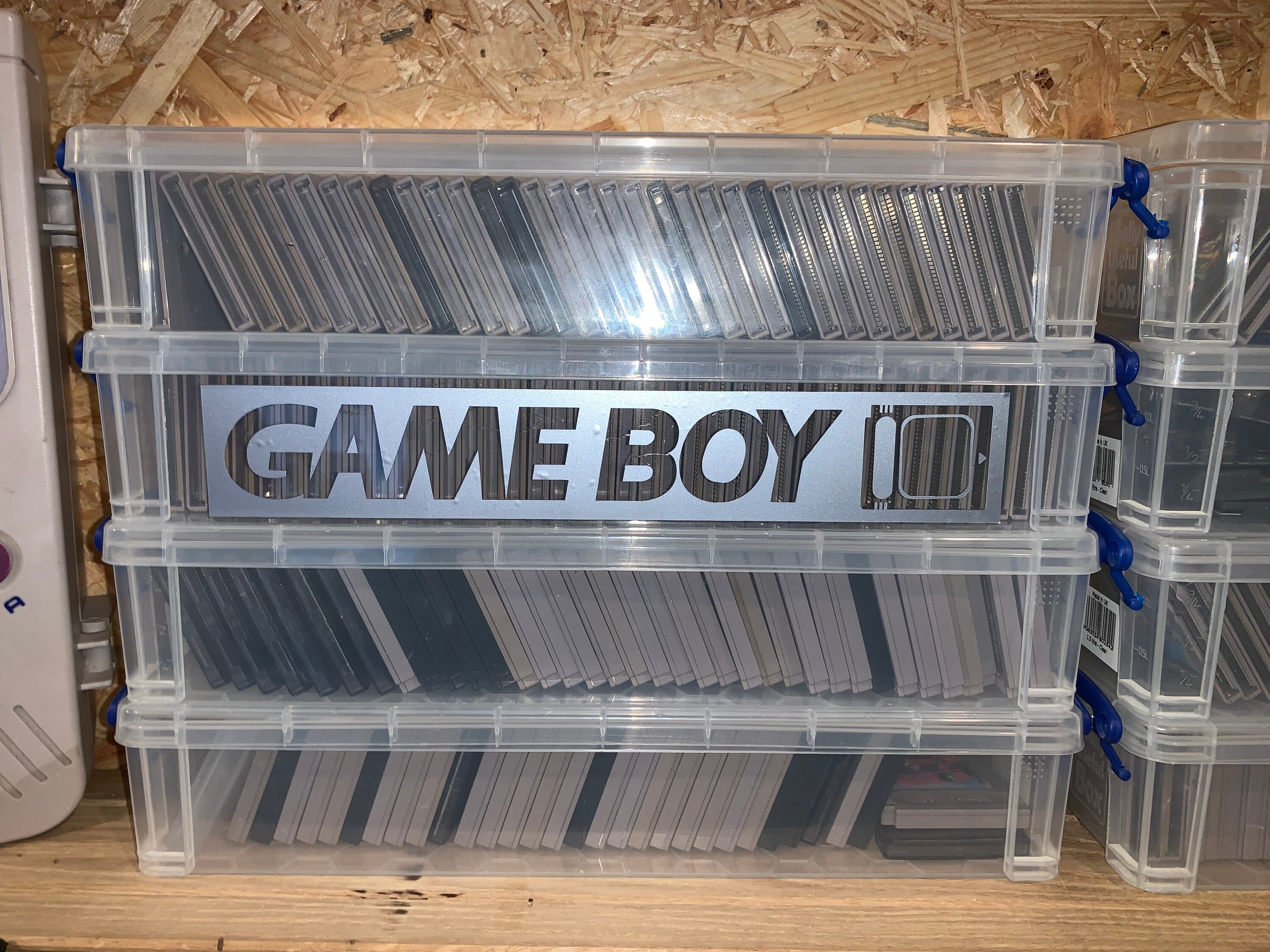 Gameboy Games Storage Box silver - Etsy