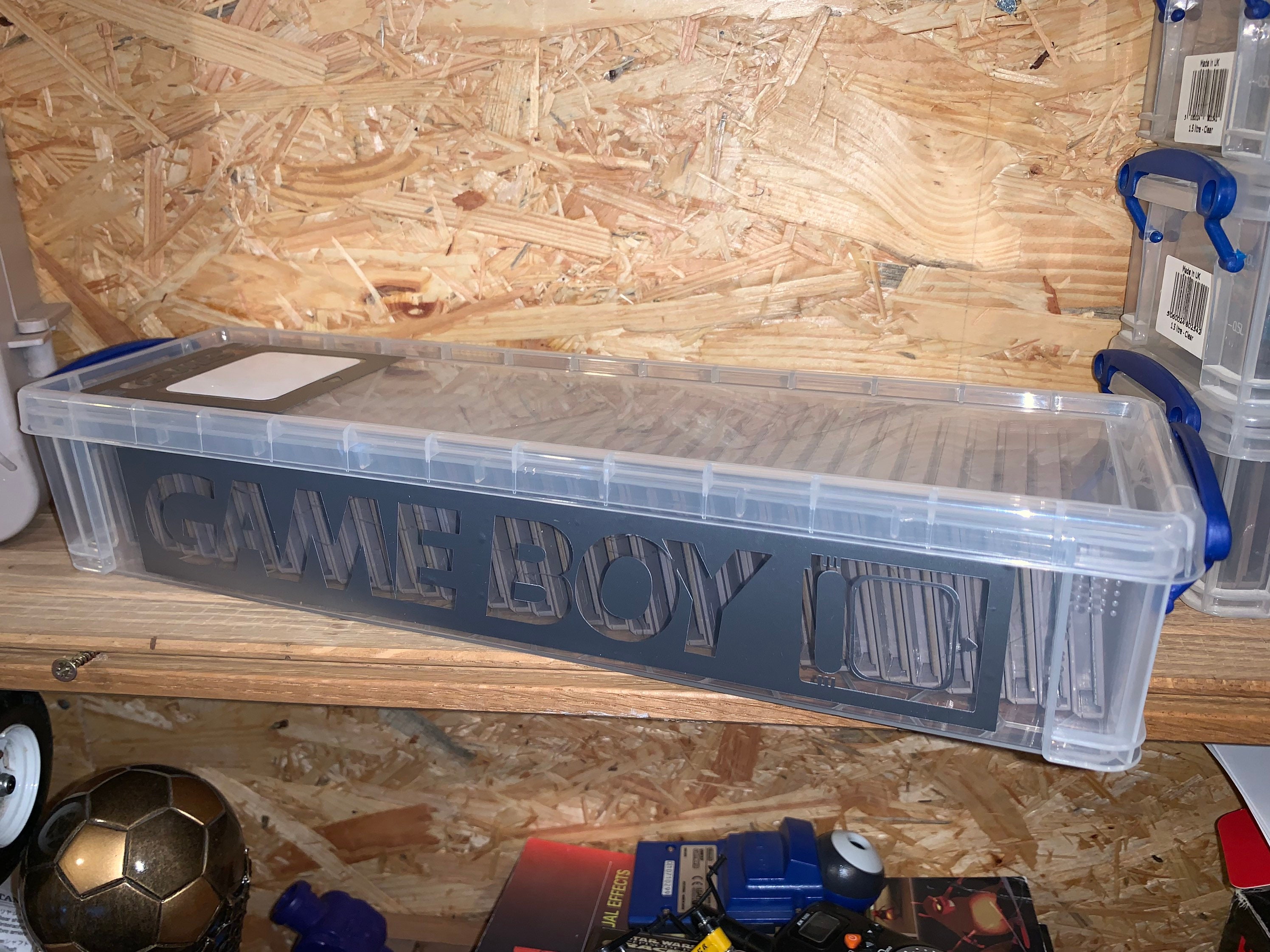 Gameboy Games Storage Box silver - Etsy