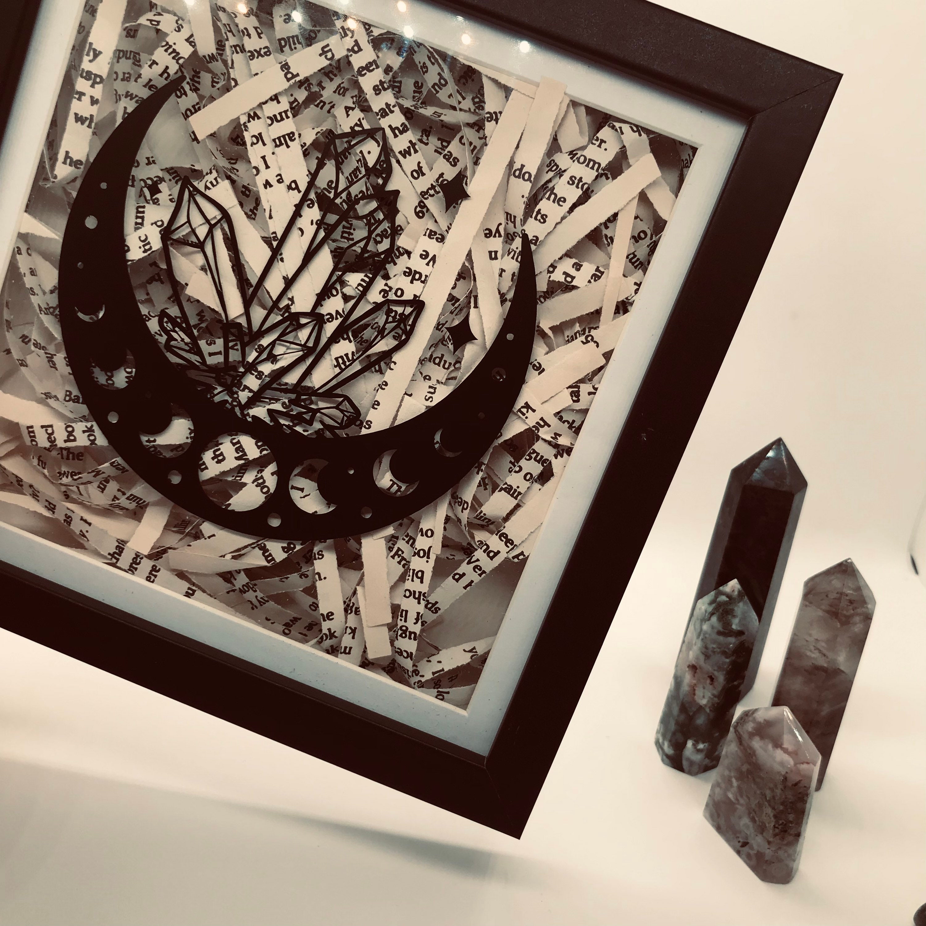 Crystal Frame Crystals Crystal Lover Gifts for Her Gift - Etsy.de