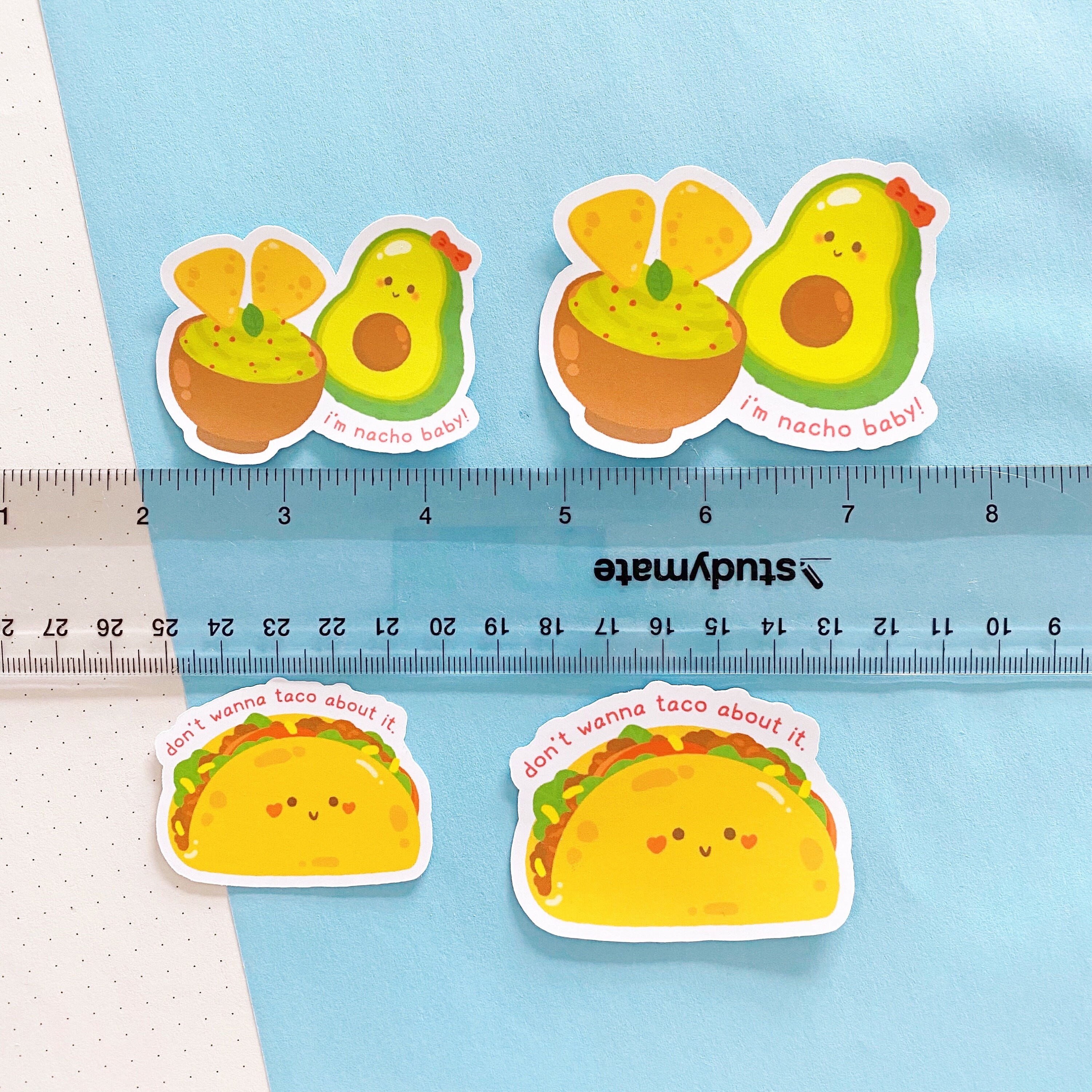 Nachos Taco Sticker Pack Bullet Journal Scrapbooking - Etsy