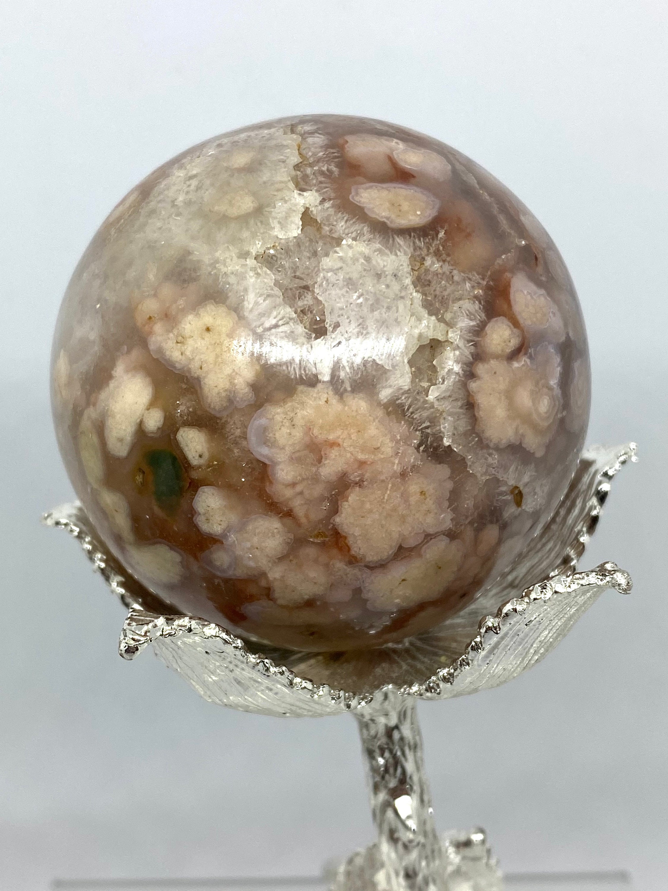 Gorgeous Flower Agate Sphere Jewelry Making & Beading Jewelry & Beauty ...