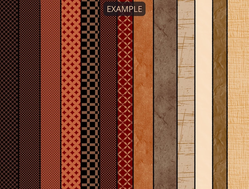 Retro Procreate Brushes: Vintage Textures, Patterns (26 Brush Set ...