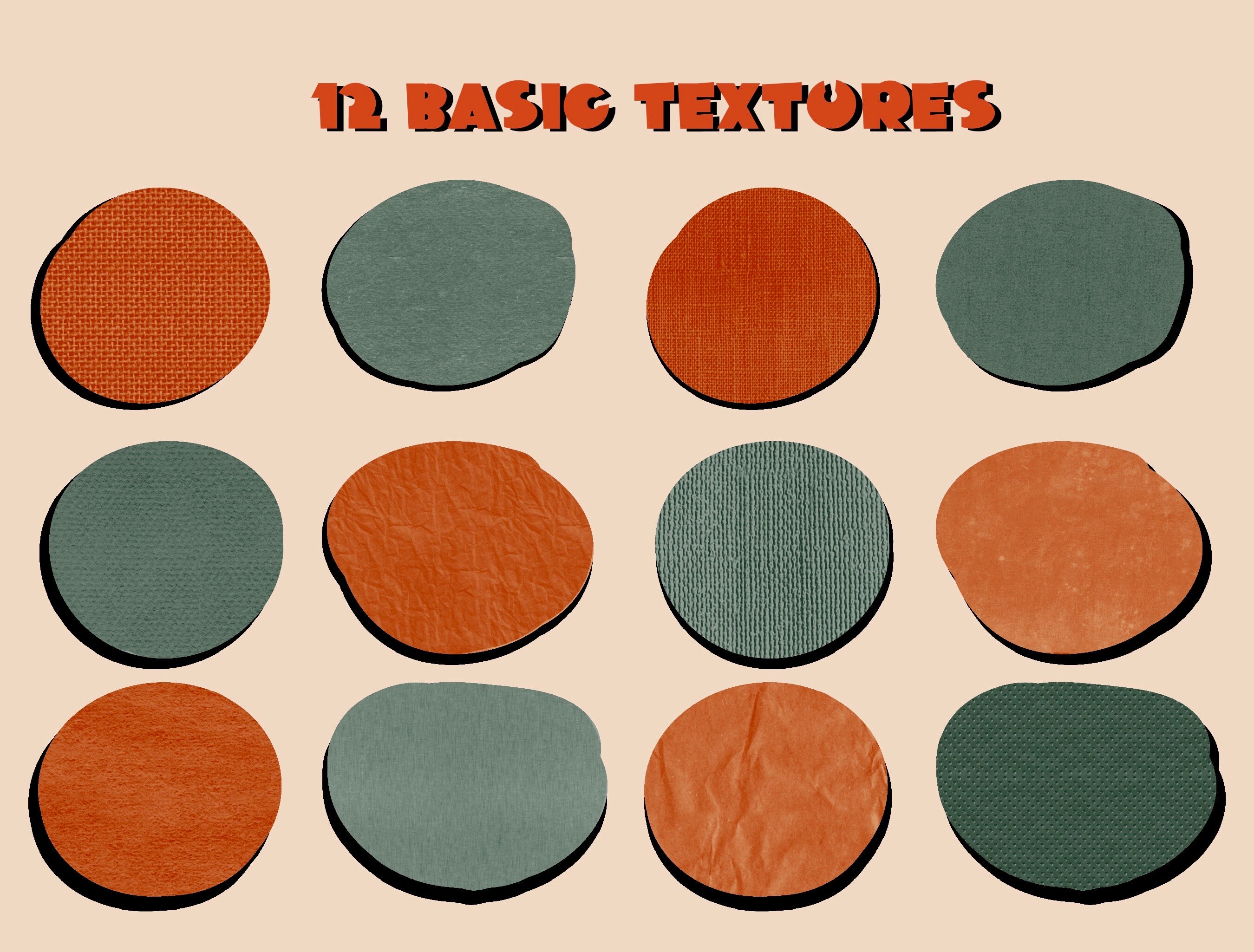 15 Procreate Overlay Textures Paper Texture, Canvas, Newspaper, Water, Fabric Texture Brushes ...