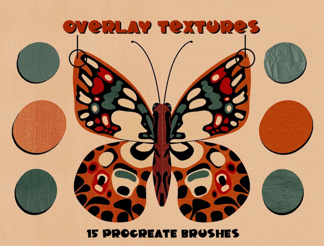 15 Procreate Overlay Textures | Paper Texture, Canvas, Newspaper, Water ...