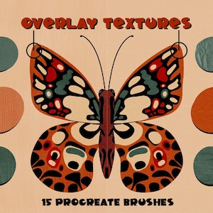 15 Procreate Overlay Textures | Paper Texture, Canvas, Newspaper, Water, Fabric Texture Brushes ...