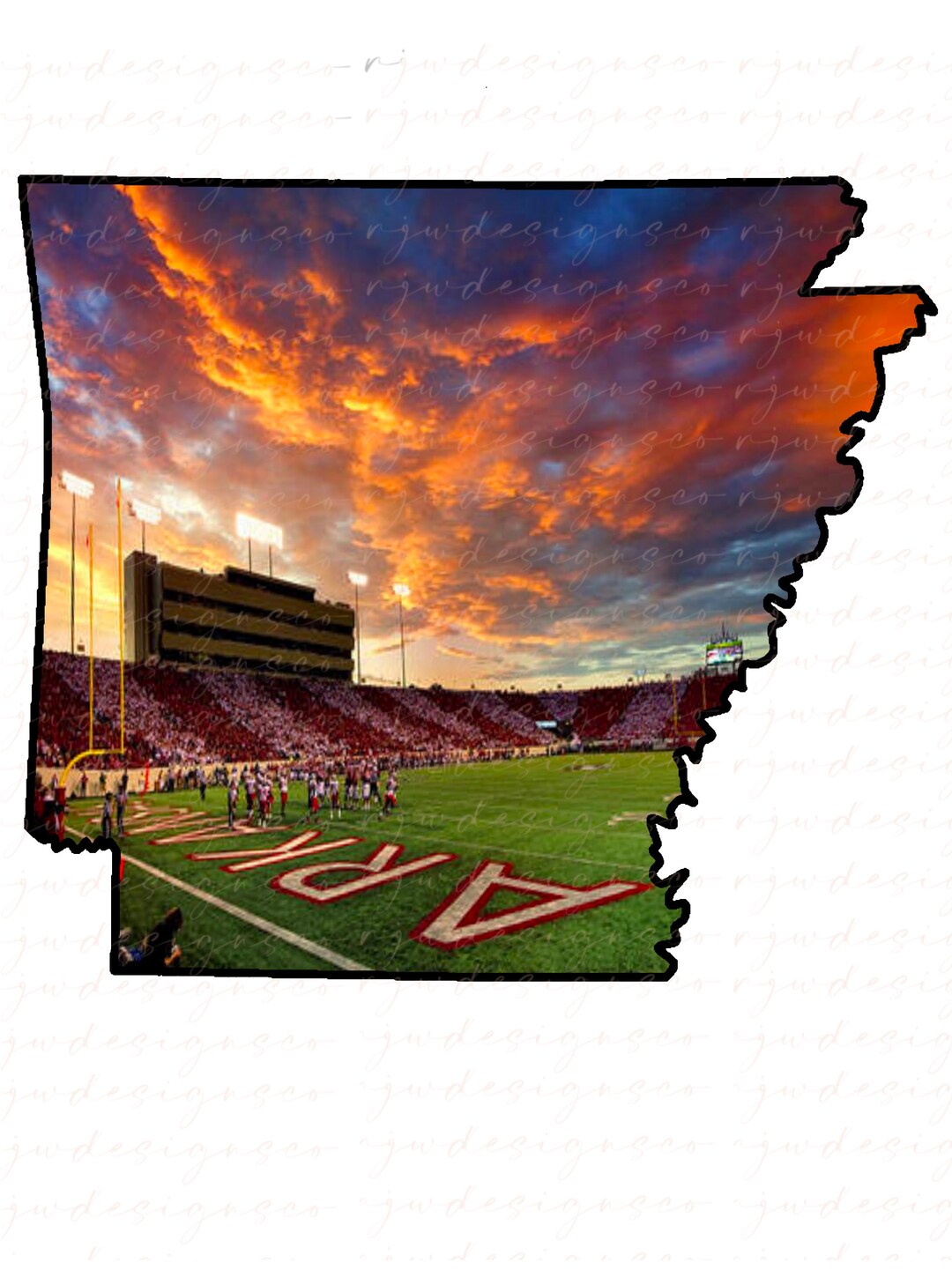 Arkansas Football PNG, Sublimation Digital Download, College Football ...