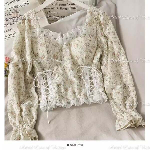 Lace Victorian Top - Etsy