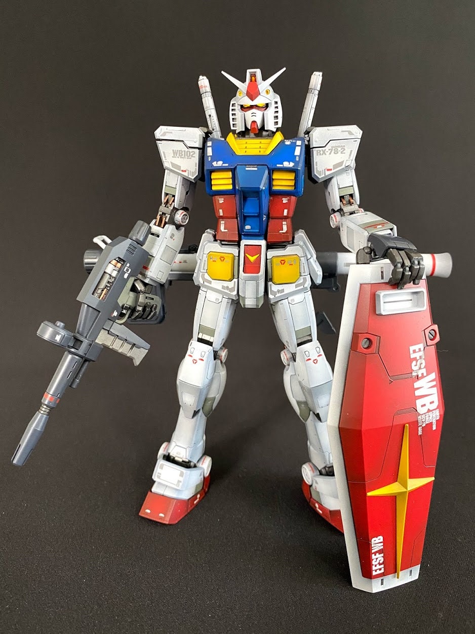 Custom MG Rx-78-2 Ver 3.0 Gundam - Etsy