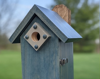 Chickadee Bird House | Etsy