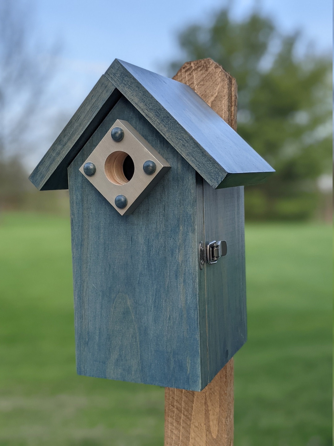 Nuthatch, Titmouse, Downy Woodpecker Nesting Box Birdhouse - Etsy