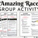 Amazing Race Printable Game - Etsy
