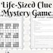 Life-sized Clue Mystery Game - Etsy