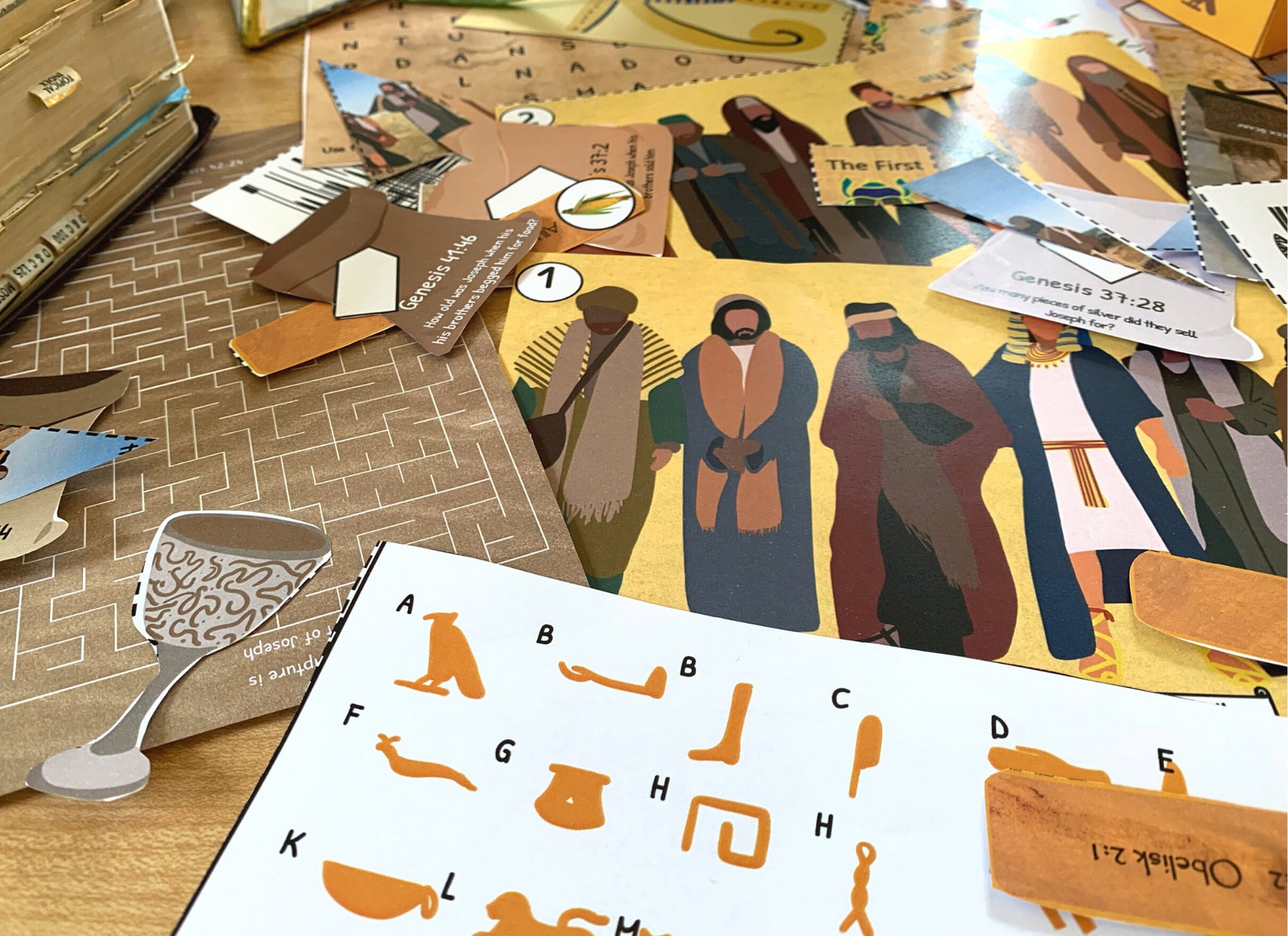 Bible Escape Puzzle, Joseph of Egypt - Etsy