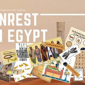 Bible Escape Puzzle Joseph of Egypt - Etsy