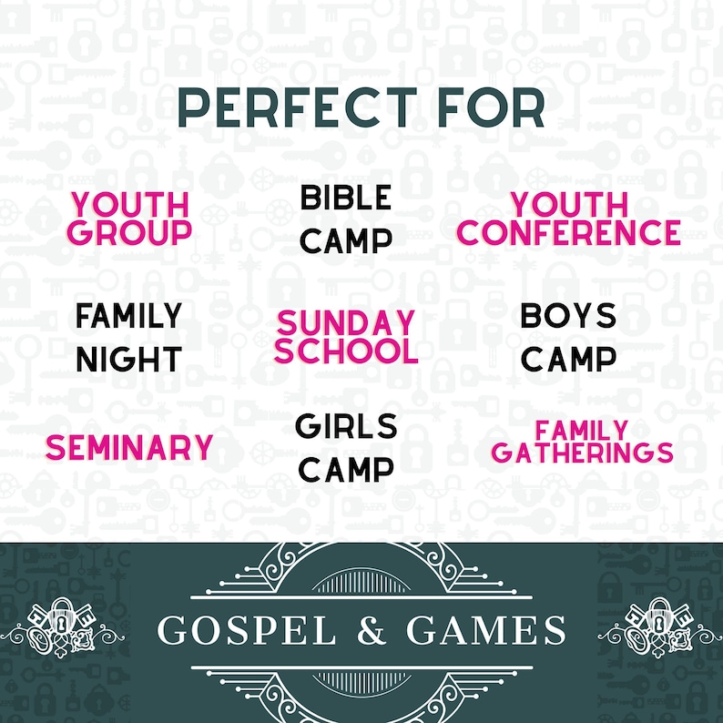 Bible Escape Room Games – 5 Pack Printable | Christian Youth & Family ...