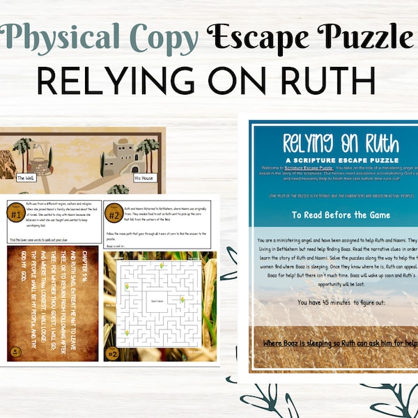 Bible Escape Rooms - Etsy