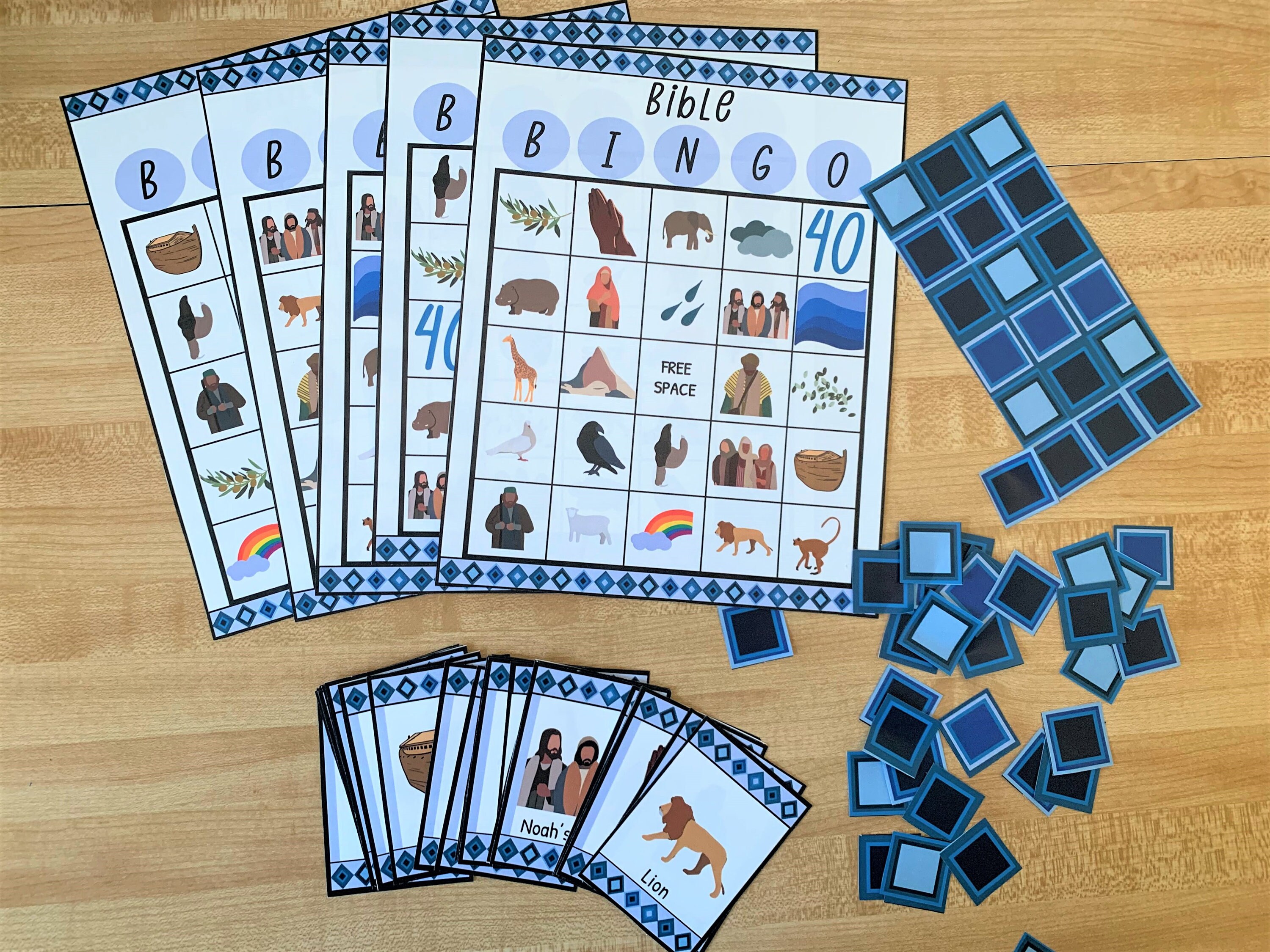 Bible Bingo: Noah's Ark - Etsy