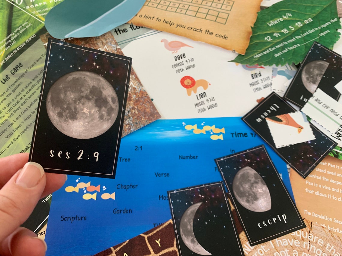 LDS Version- Printable Scripture Escape Room: Trouble in Eden - Etsy