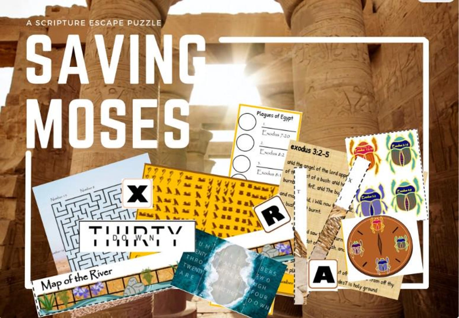 Bible Escape Room Games – 5 Pack Printable | Christian Youth & Family ...