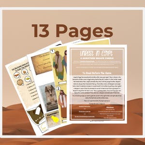 Bible Escape Puzzle, Joseph of Egypt - Etsy