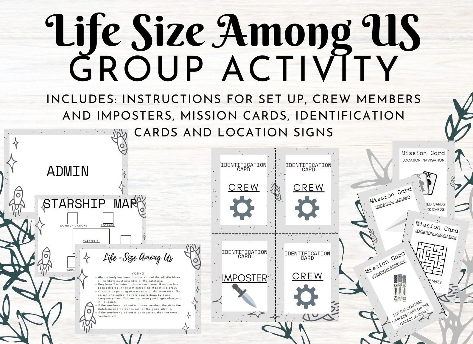 Among Us Group Activity - Etsy