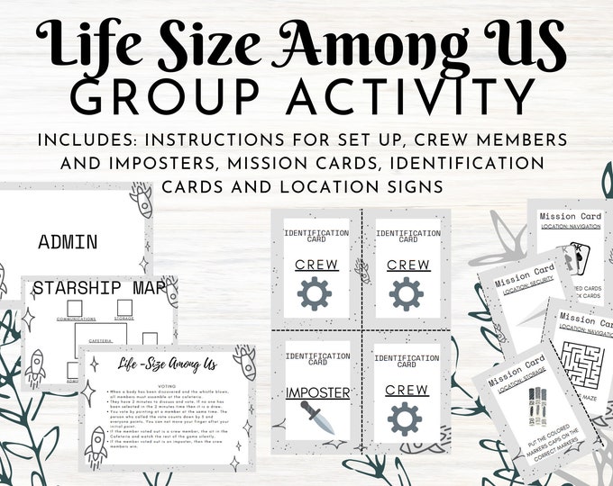 Among Us Group Activity - Etsy