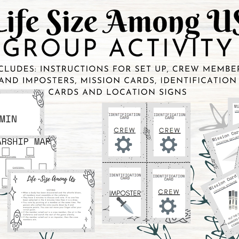 Among Us Party Game - Etsy