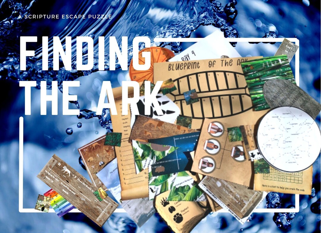 NIV Bible- Finding the Ark Escape Room - Etsy