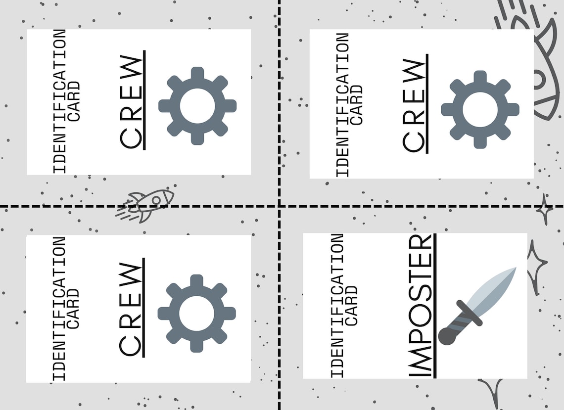 Among Us Group Activity - Etsy